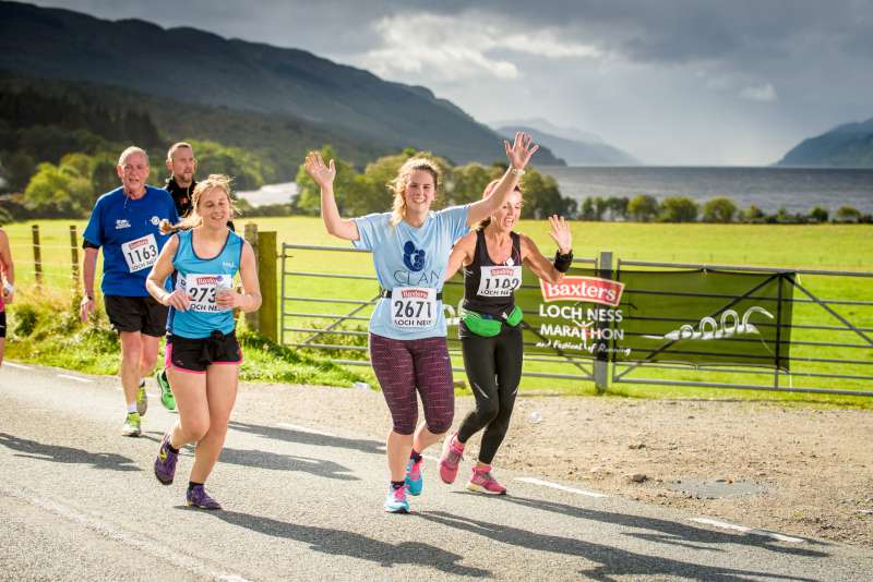 Loch Ness Marathon - Halfway (13 miles) to Mile 20