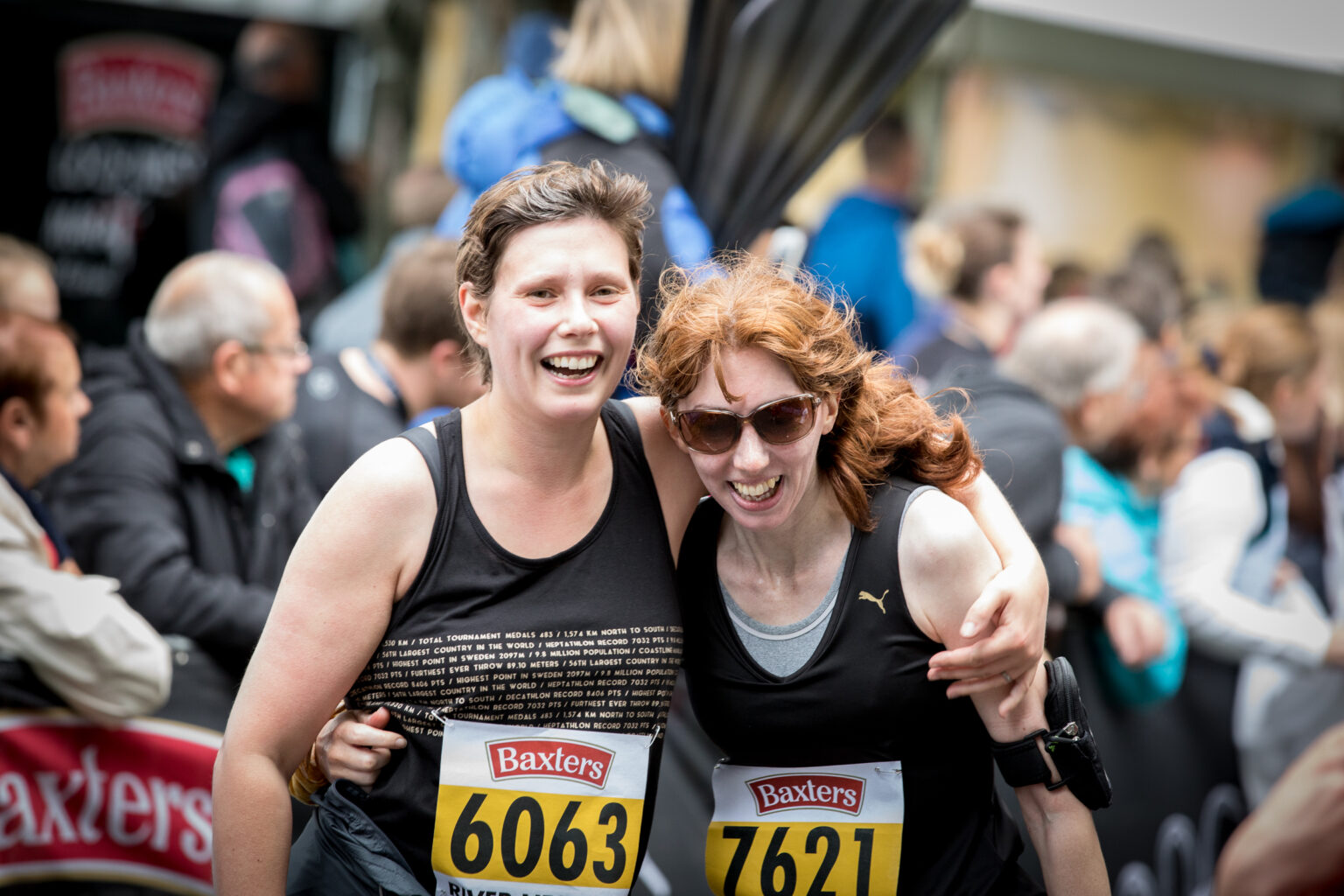 Loch Ness Marathon - 2016_10K_Finish_Hugs_1